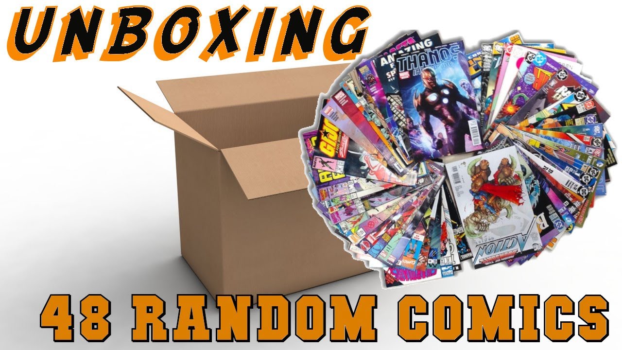 Unboxing: 48 Random Comic Books - YouTube