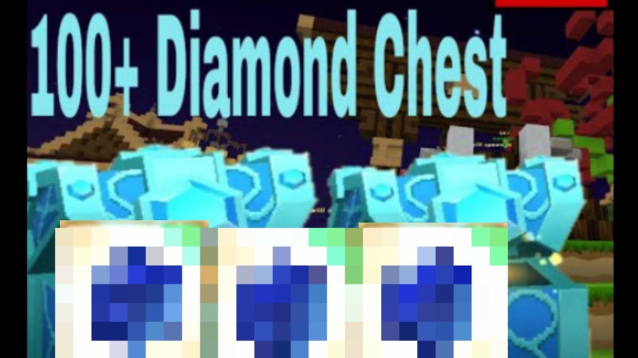 opening 4k diamond chest in bed war II Blockman go #gameplay - YouTube