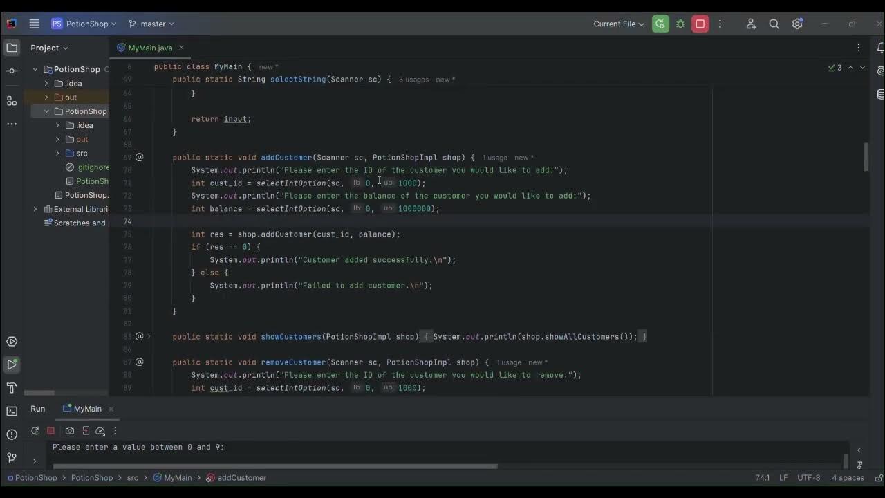 OOP Project 3 - YouTube