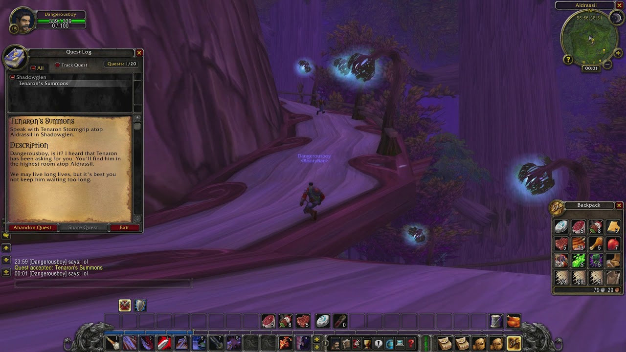 World of Warcraft Classic: Tenaron's Summons - Quest ID 920 (Gameplay ...