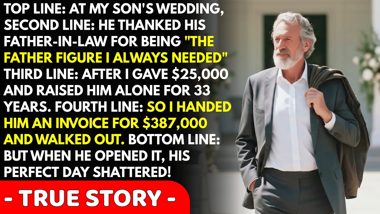 At My Son's Wedding, He Called His Father-In-Law 'The Father Figure I ...