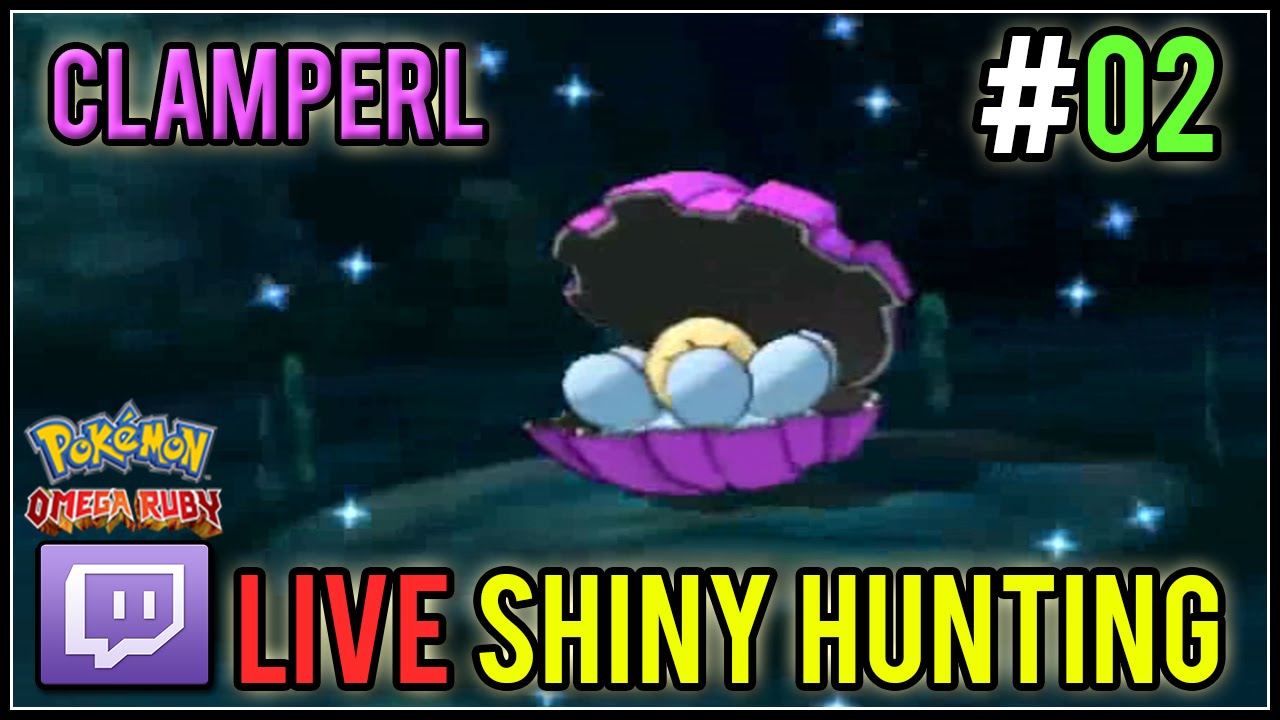 [Live] Shiny Clamperl at 63 Underwater Dex Nav Chain | Live Shiny Hunt ...