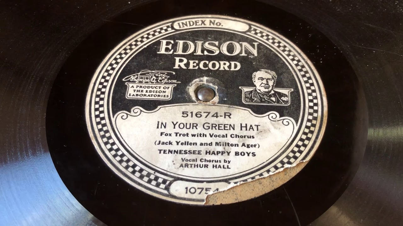 Acoustical Edison Diamond Disc Recording w/Figure 6 Diaphragm & Gilmore ...