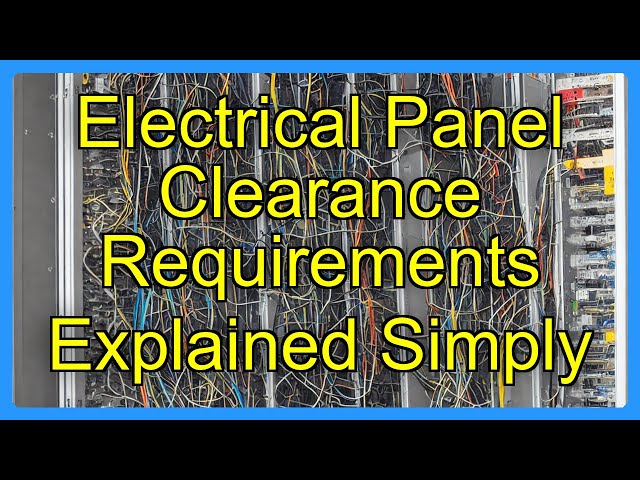 Electrical Panel Clearance