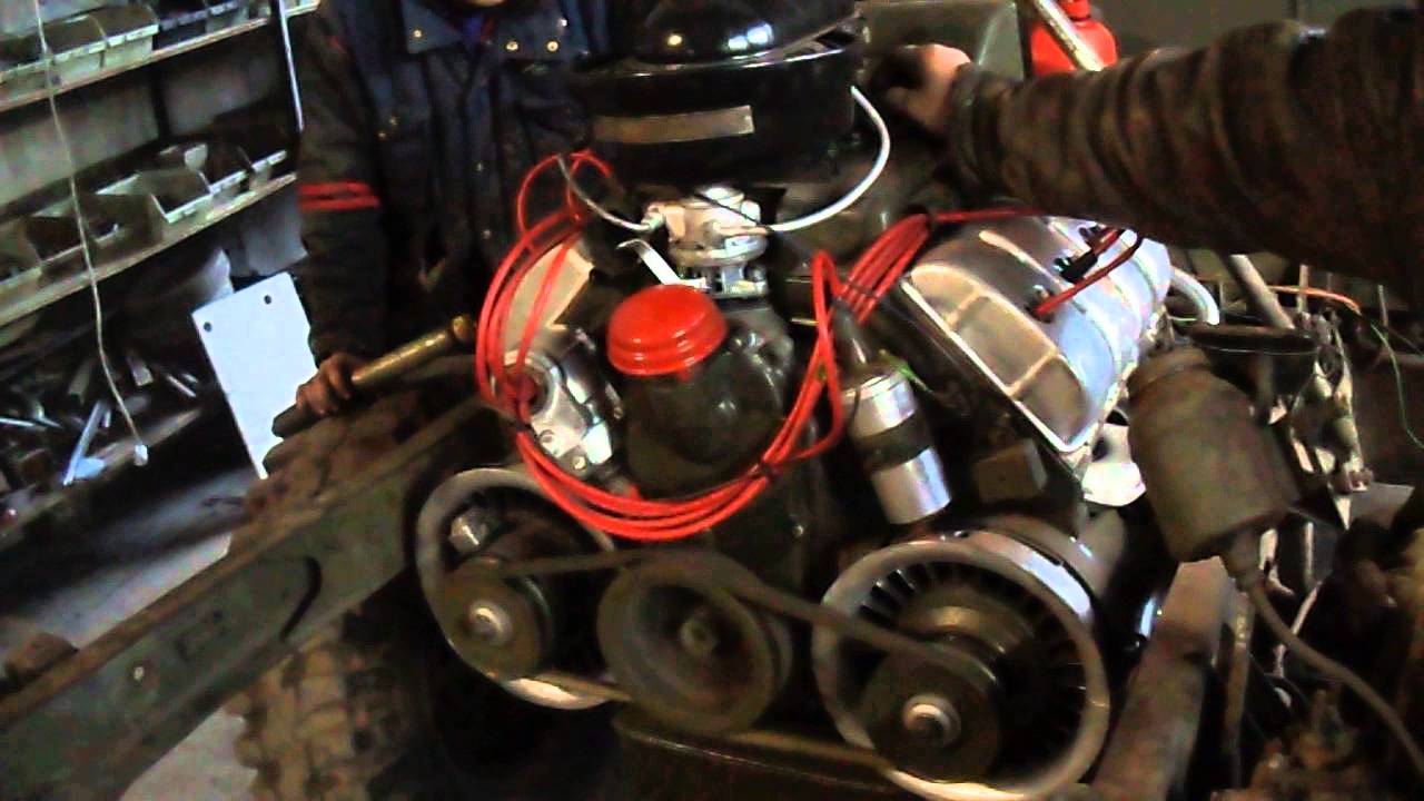 Tatra 805 engine start - YouTube