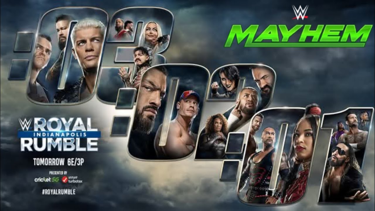 WWE Mayhem: Royal Rumble 2K25 Match Card - Epic Gameplay Showdown!"* # ...