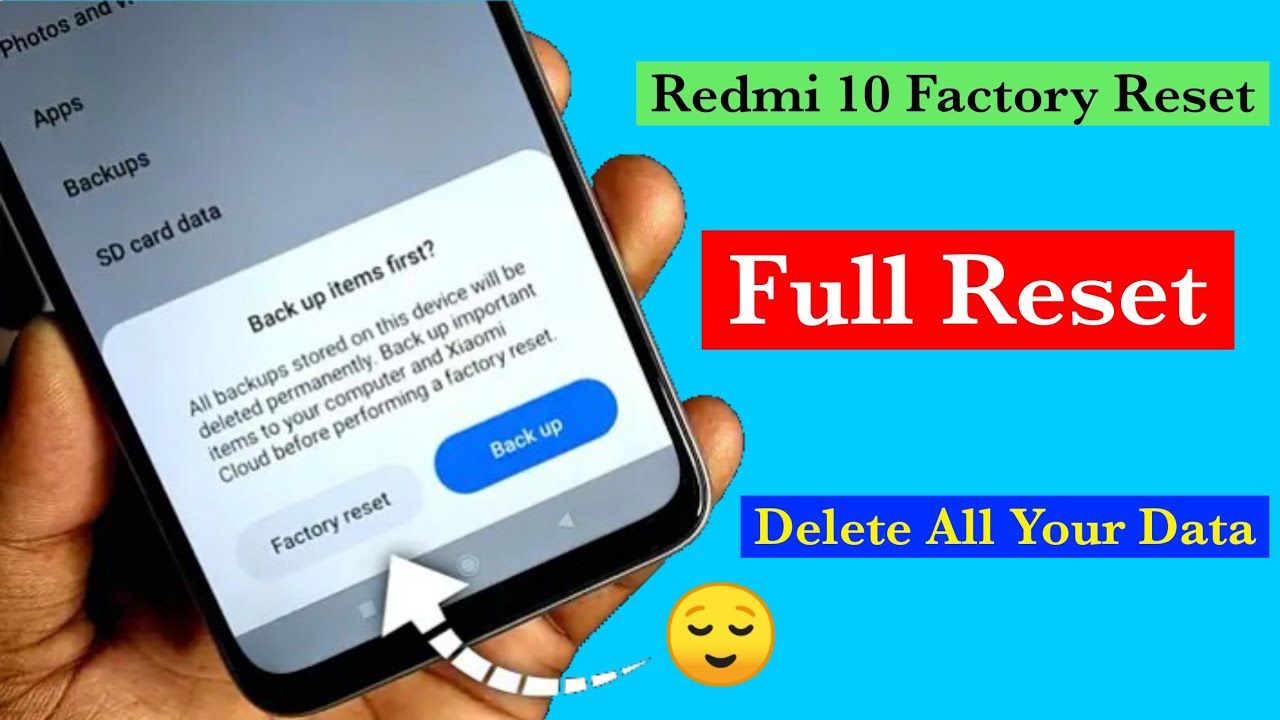 How To Factory Reset Redmi 10 | Redmi 10 Factory Reset Kaise Kare - YouTube