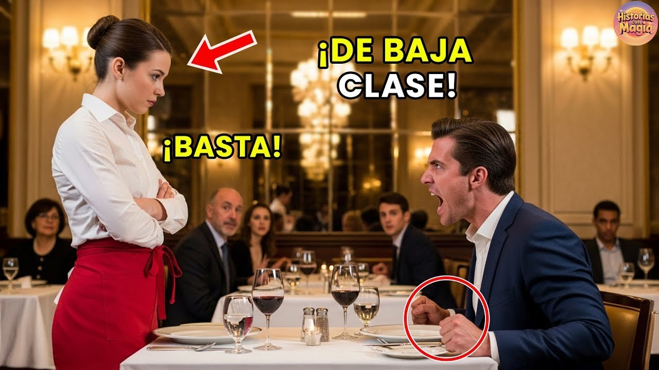 Tú Miserable!” —Un Millonario Grita A Una Mesera… Pero Sus Palabras ...