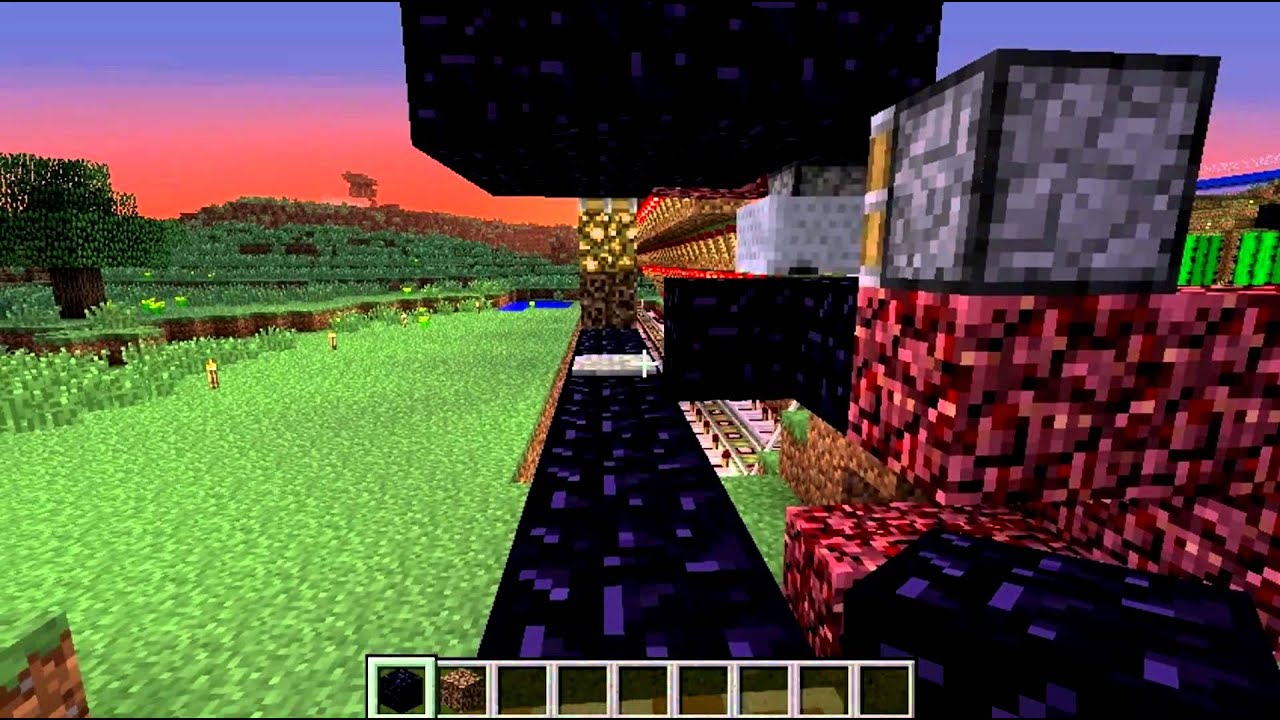 Minecraft Hallway Lava/Suffocation Trap Showcase - YouTube