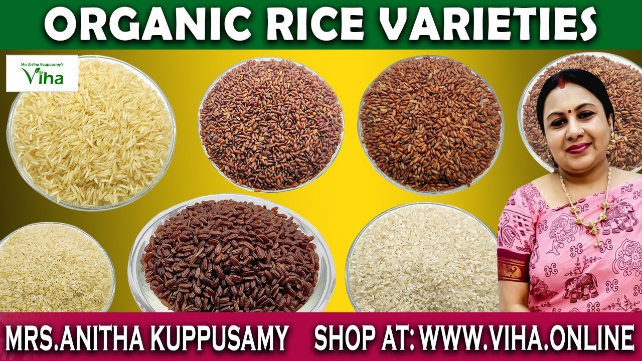 பாரம்பரிய அரிசி வகைகள் | Organic Traditional Rice Varieties at Viha ...
