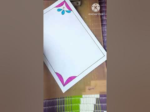 Assignment cover page design #youtubeshorts #art - YouTube