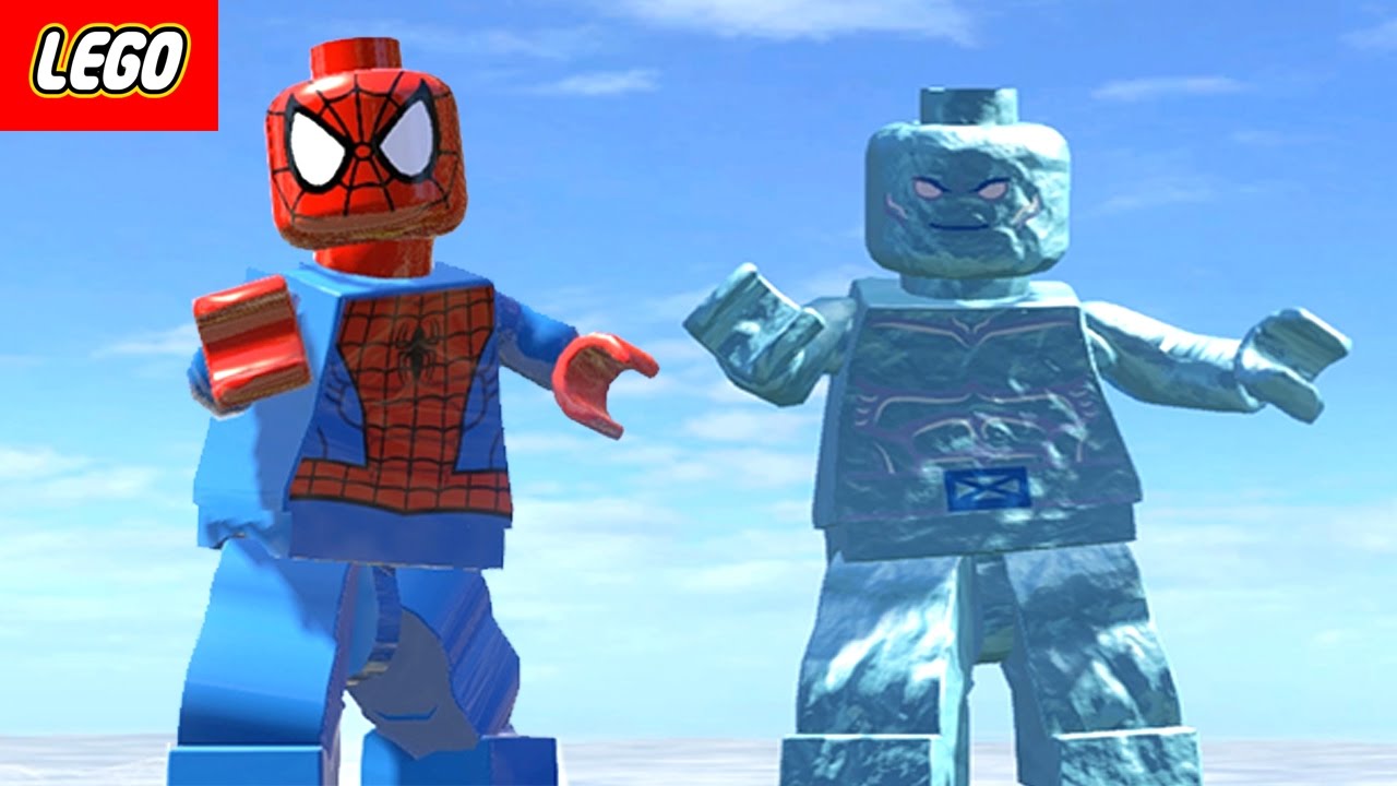 LEGO SPIDER MAN (TRANSFORMATION) VS ICE MAN - LEGO MARVEL SUPER HEROES ...