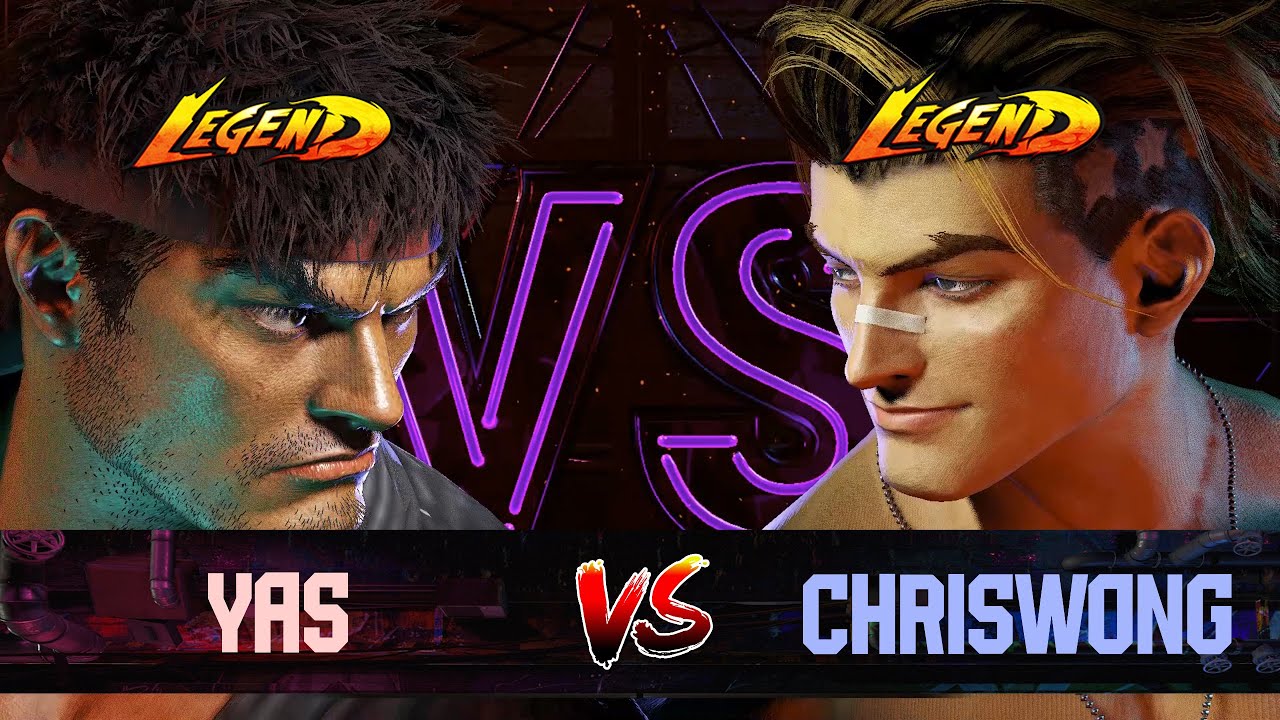 SF6 YAS (Legend Rank Ryu) vs ChrisWong (Legend Rank Luke) High Level ...