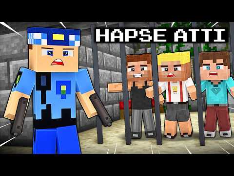 KEREM KOMİSER, KASLI EFEKAN ALİ VE ALPEREN'İ HAPSE ATTI! 😱 - Minecraft