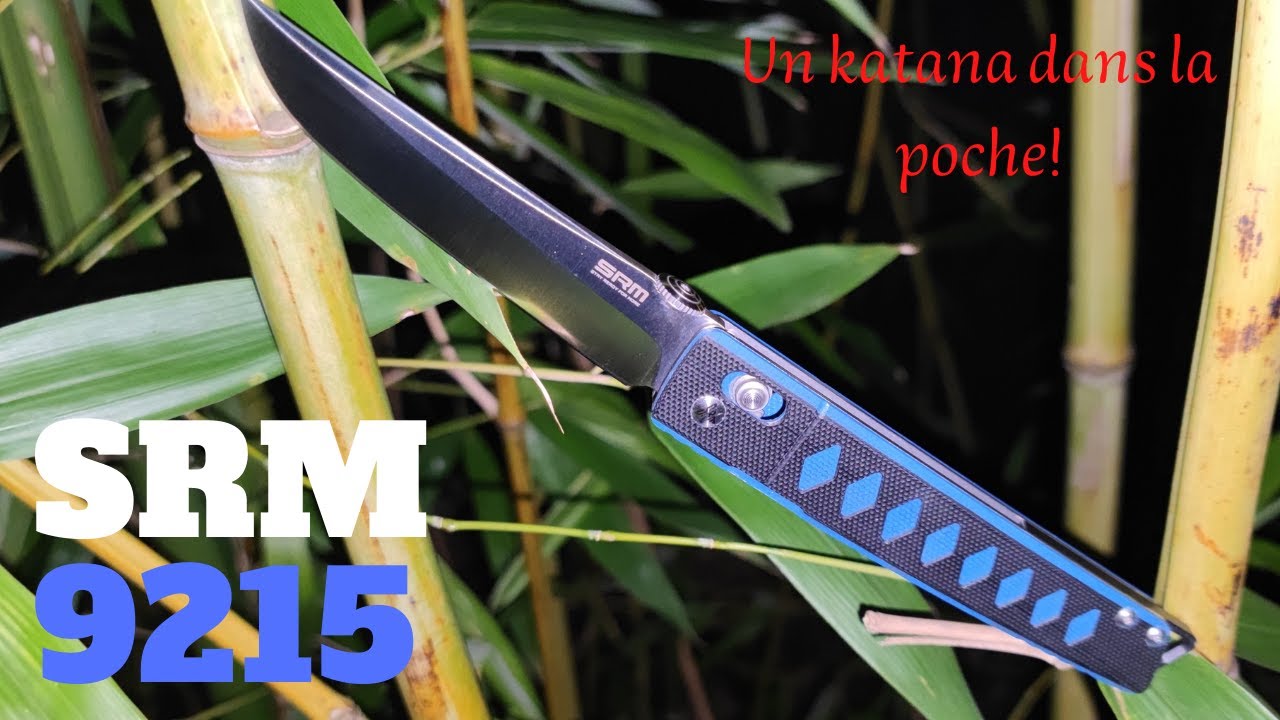 SRM 9215: Avoir un Katana pliant dans la poche!! - YouTube