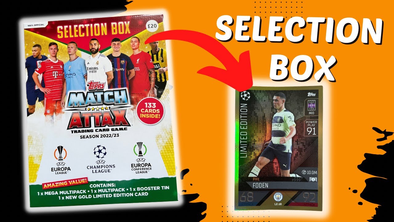 Exclusive Phil Foden Gold & Black Limited Edition | Match Attax 2022/23 ...