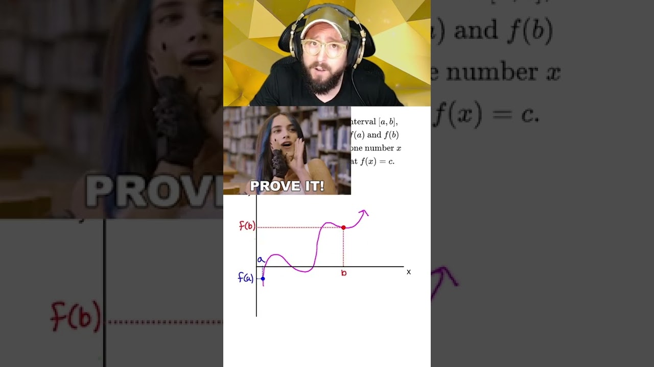 SIMPLE way to understand the Intermediate Value Theorem (IVT) in ...