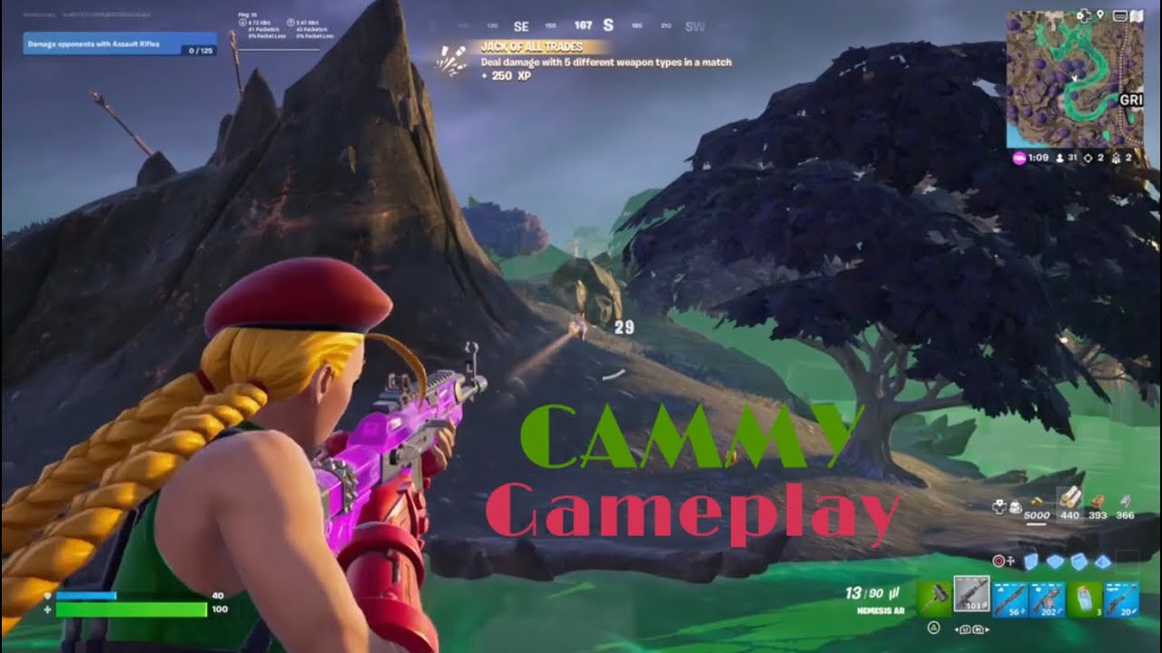 STREET FIGHTER CAMMY - Fortnite Solo Match - YouTube