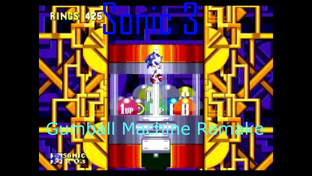 Sonic 3 Gumball Machine Remake - YouTube