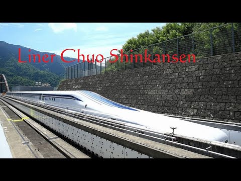 リニア中央新幹線 走行車両 俯瞰映像 Linear Shinkansen Bird-eye view running collection ...