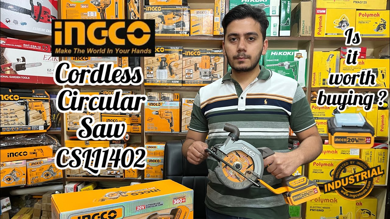 INGCO 20V CORDLESS CIRCULAR SAW | REVIEW & UNBOXING | INGCO TOOLS ...