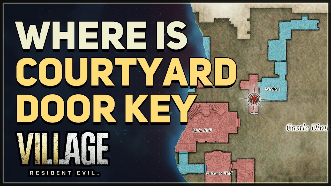 Courtyard Door Key Location Resident Evil Village - YouTube