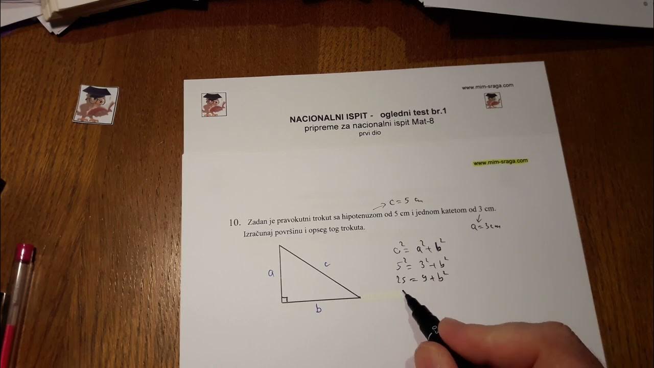10. zadatak nacionalni ispit 2023. mala matura matematika - YouTube