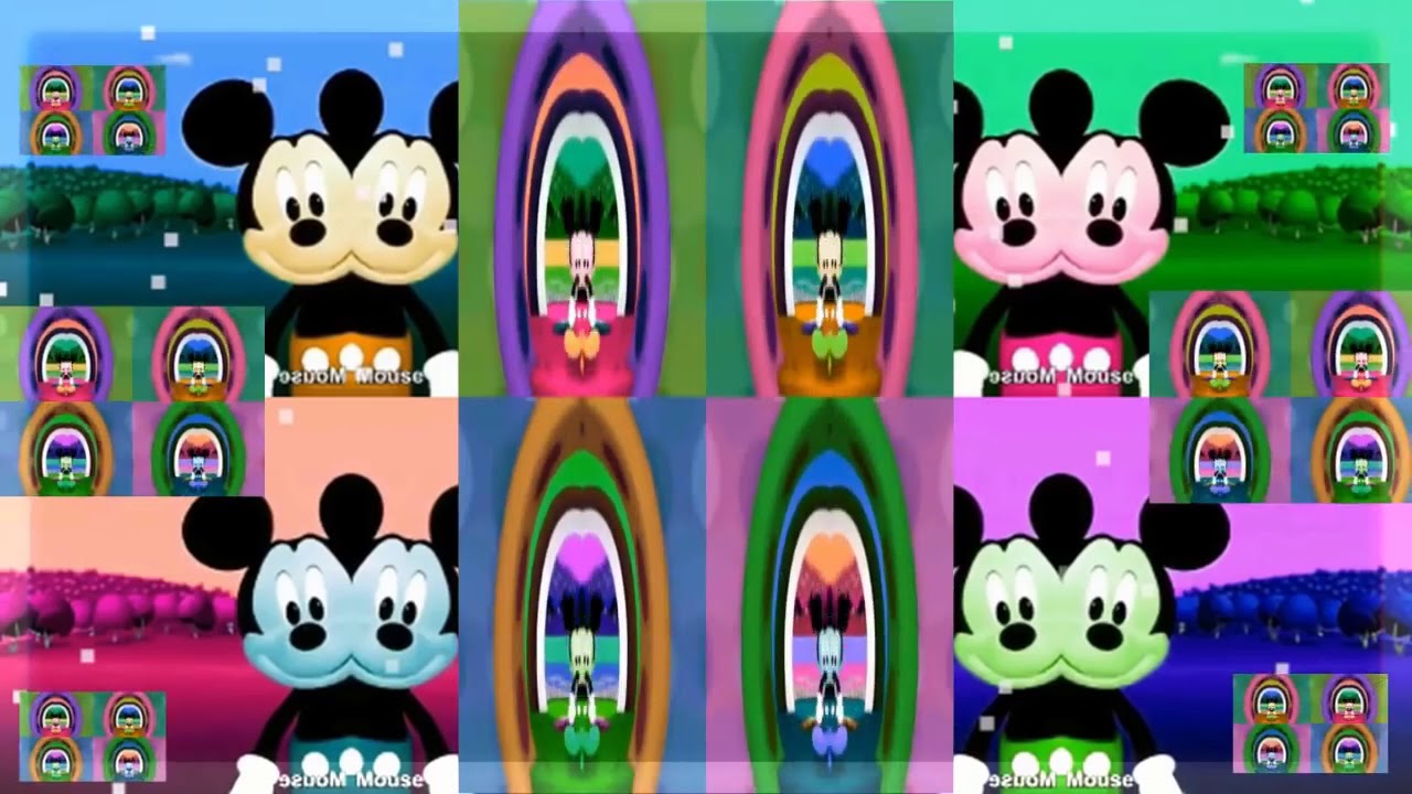 The Mickey Mouse Clubhouse Intro has a Multiple Color Conga Bushers 2 ...