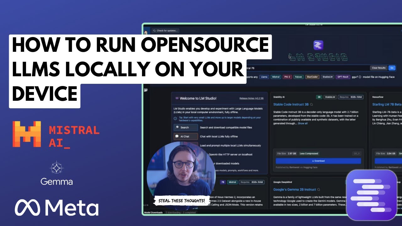 How To Use Opensource LLMs (LM Studio Tutorial) - YouTube