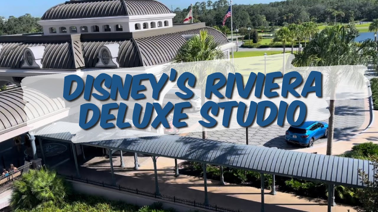 Disney’s Riviera Resort Deluxe Studio Standard View Room Tour - YouTube
