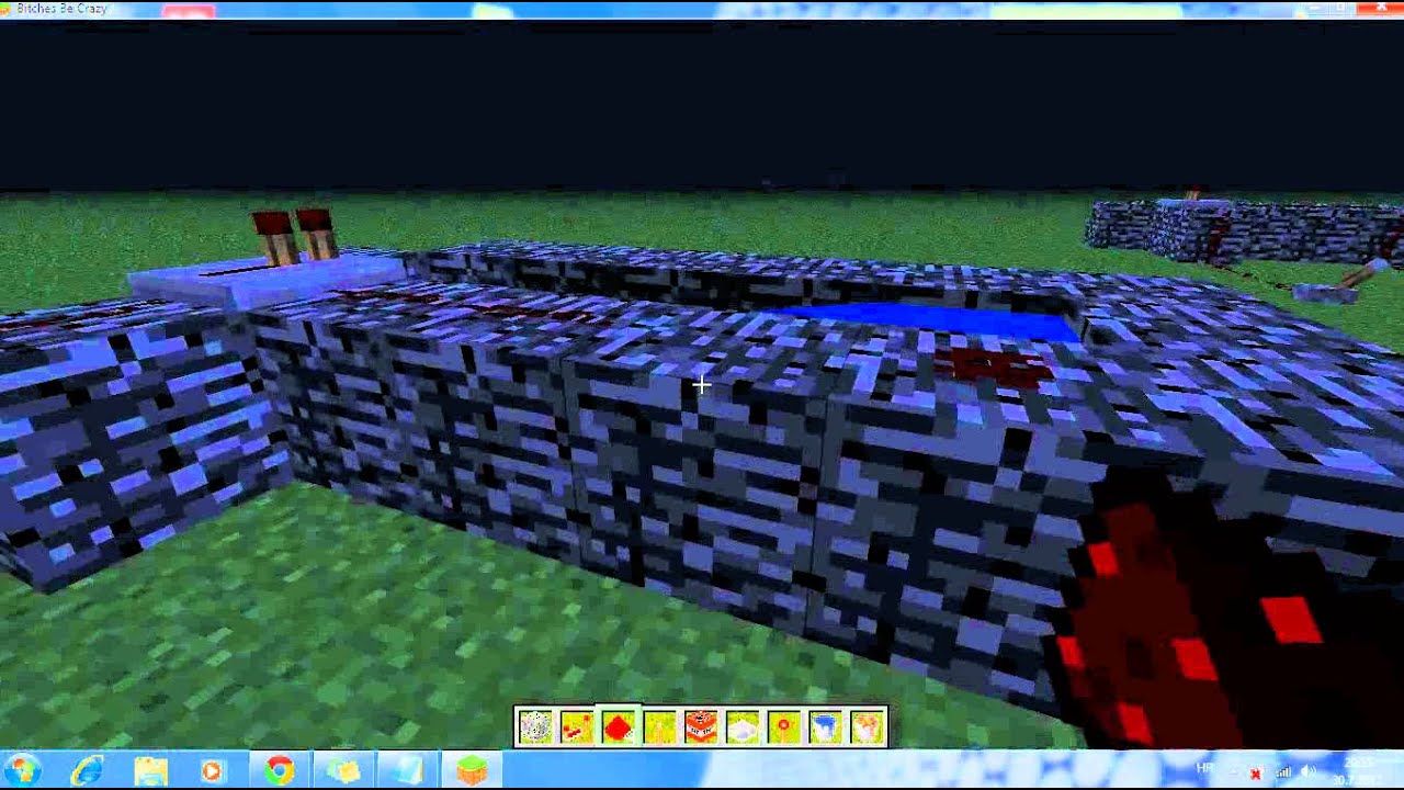 Minecraft tutorial: how to build TNT catapult - YouTube