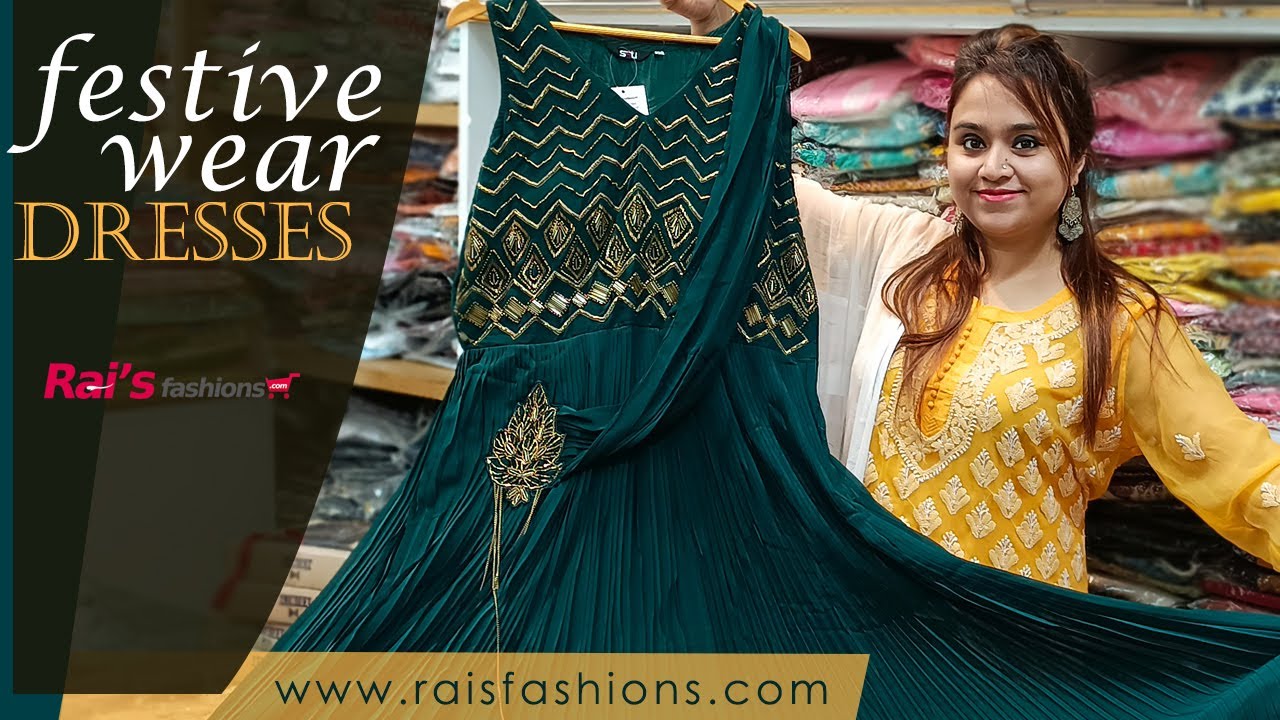 Festive Wear Dresses Collection (10th October) - 10KCT - YouTube