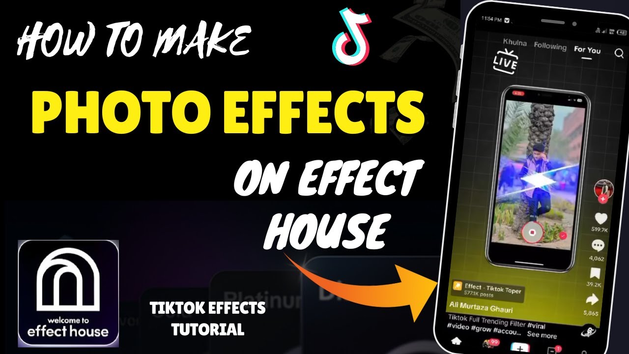 How To Make Photo Effects || tiktok effect house || Tiktok effect - YouTube