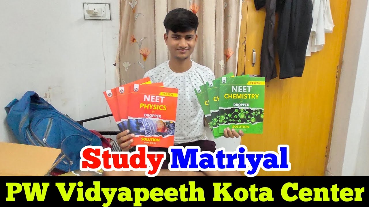 Unboxing PW Vidyapeeth Kota Modules | PW Vidyapeeth Kota Module | PW ...
