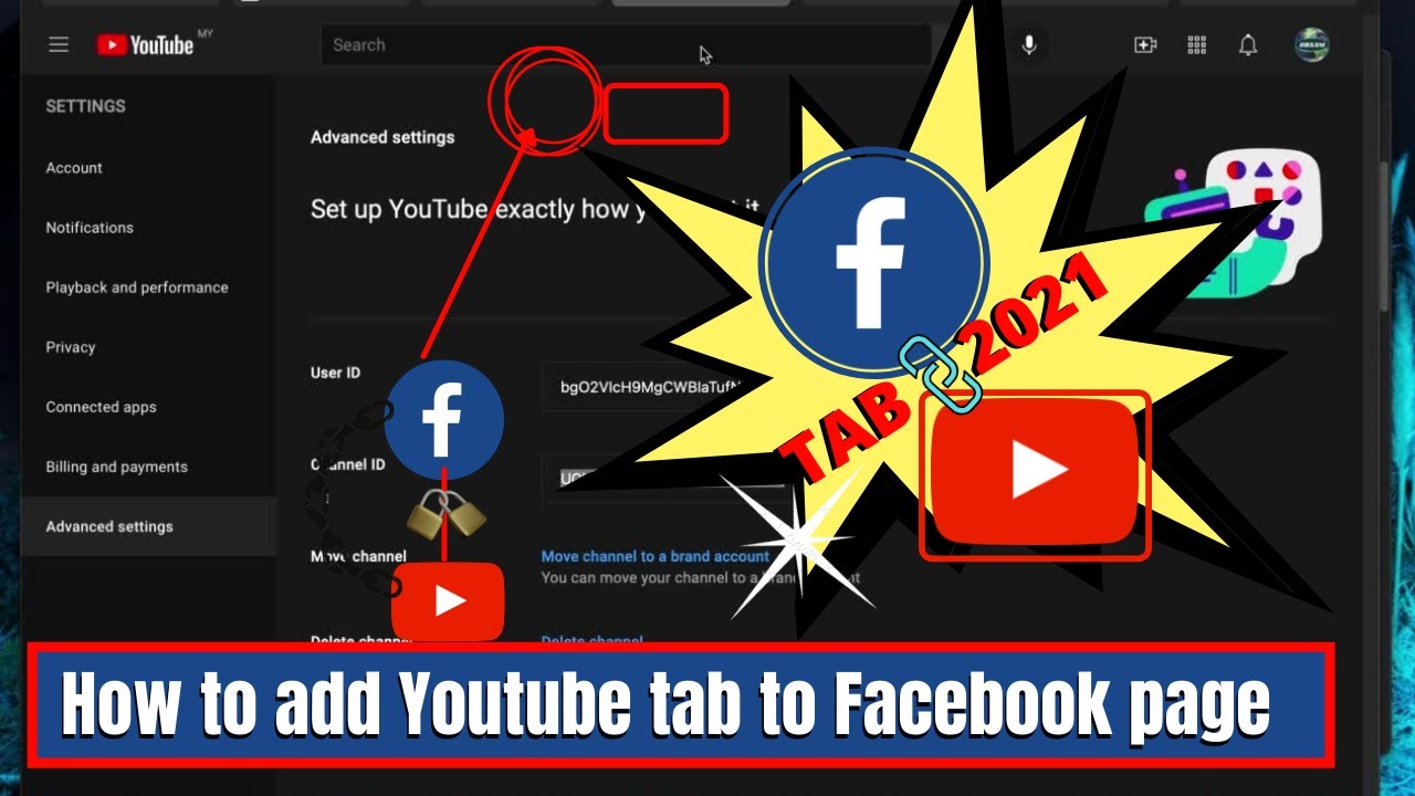 How to add YouTube tab on a Facebook page 2021 - YouTube