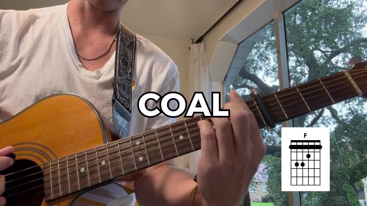 How to Play "Coal" by Dylan Gossett on Guitar - Easy Beginner Song ...