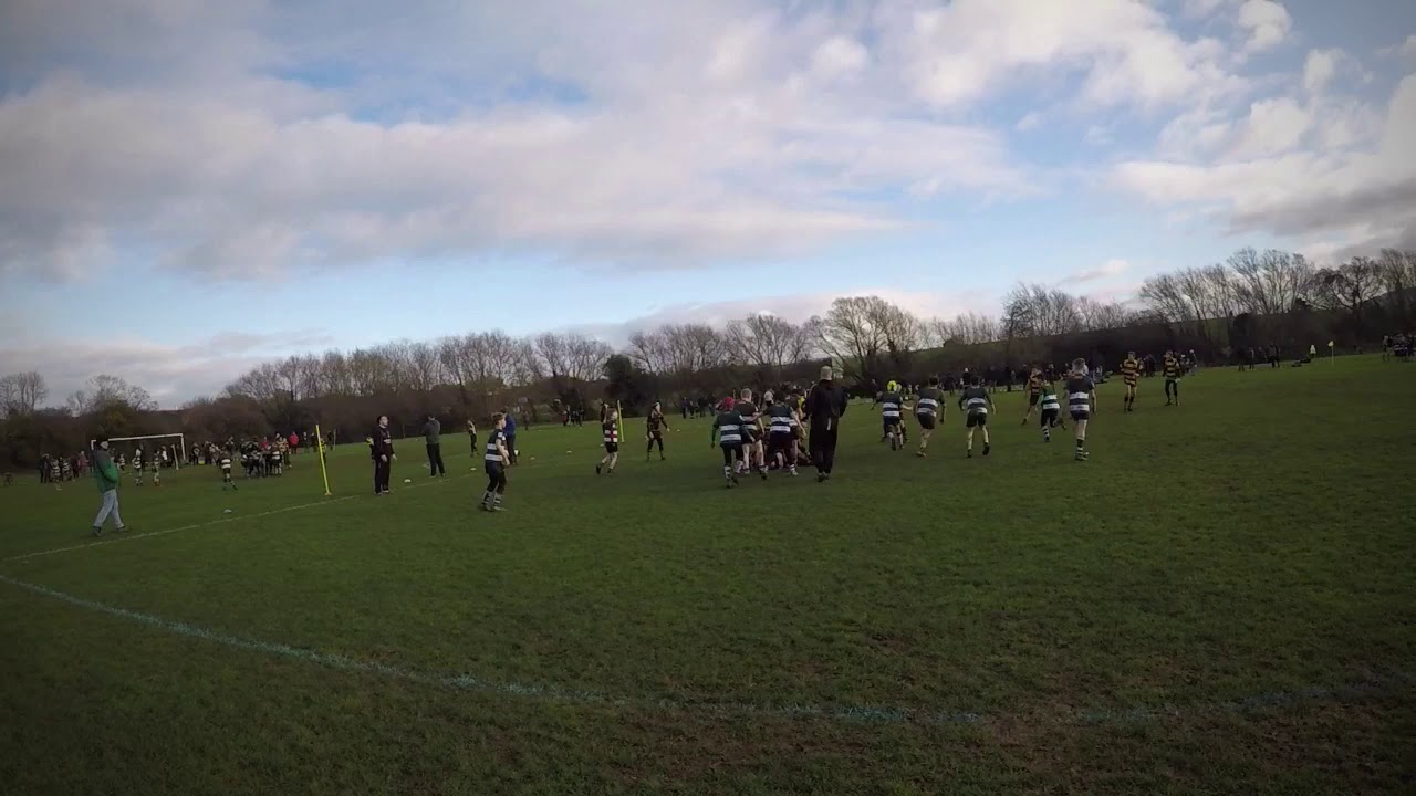 Hucclecote RFC U12 v Chosen Hill - YouTube