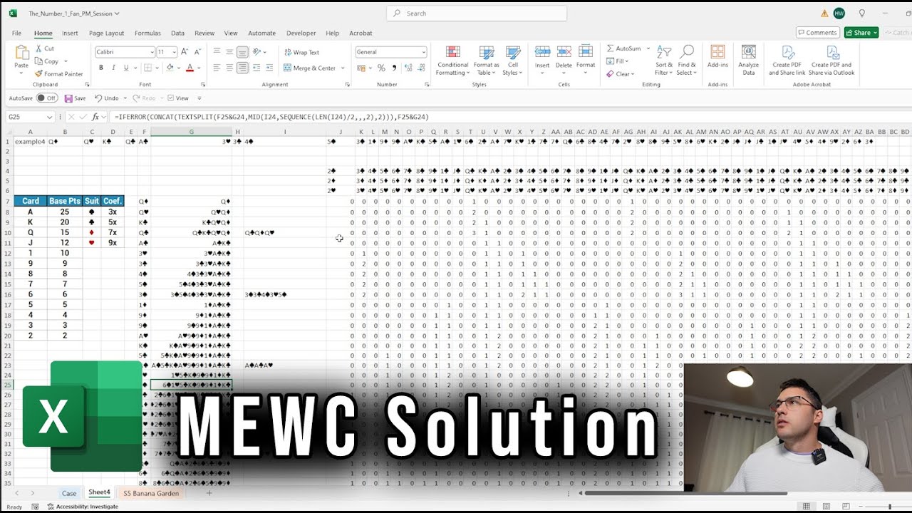 Excel World Championship Qualifying Round Solution - PM Session - YouTube