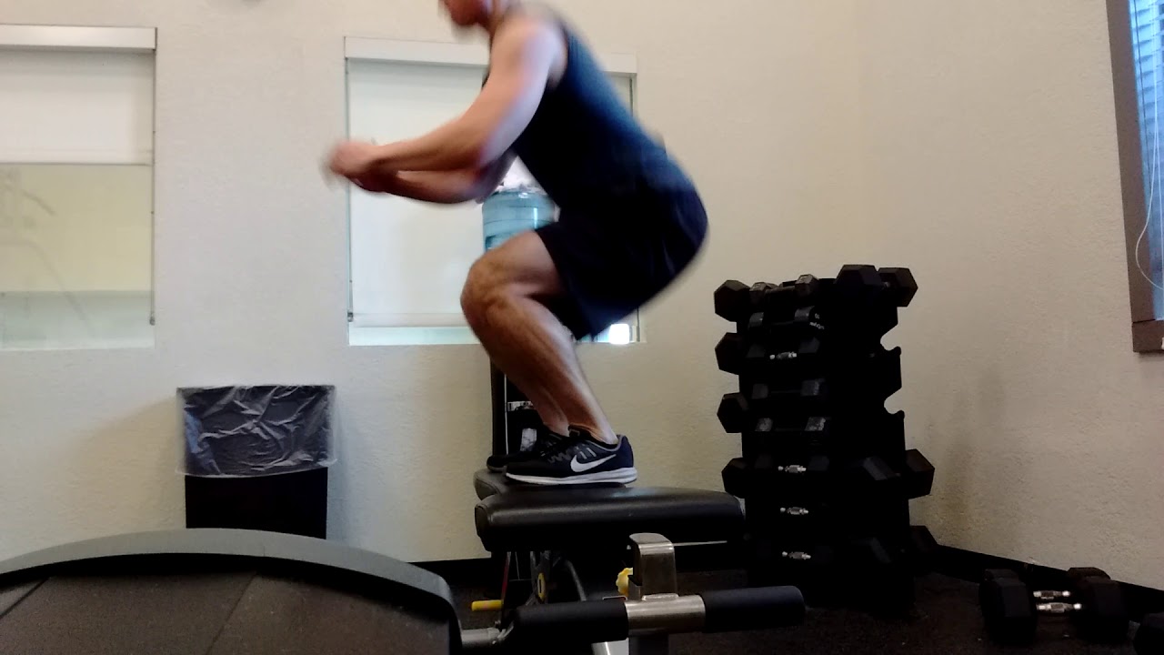 Leg day workout finisher - YouTube