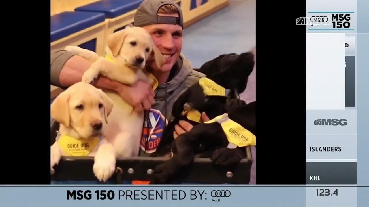 MSG 150: Islanders Puppy Dog Shoot! | MSG Networks - YouTube
