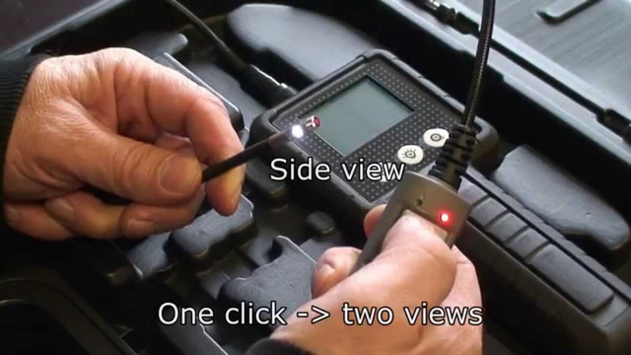 How to make thorough inspection with a videsocope with a two in one ...