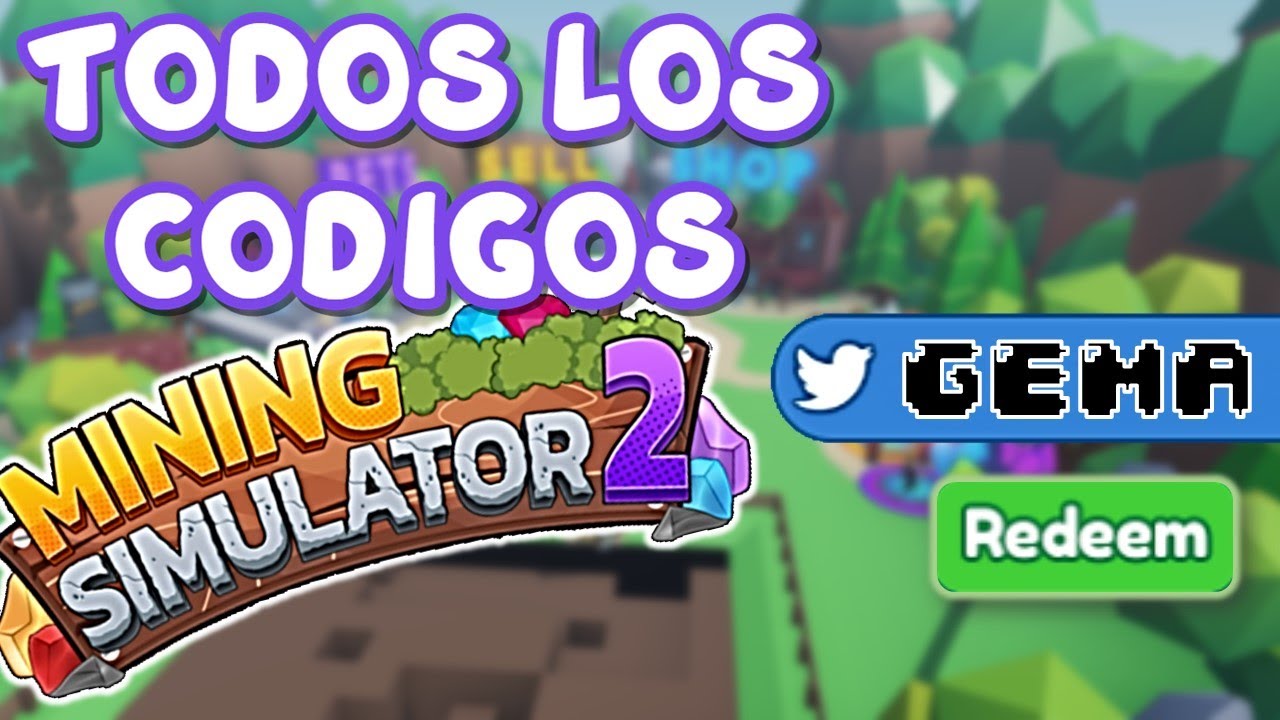 Todos los CODIGOS de Mining Simulator 2 Roblox - YouTube