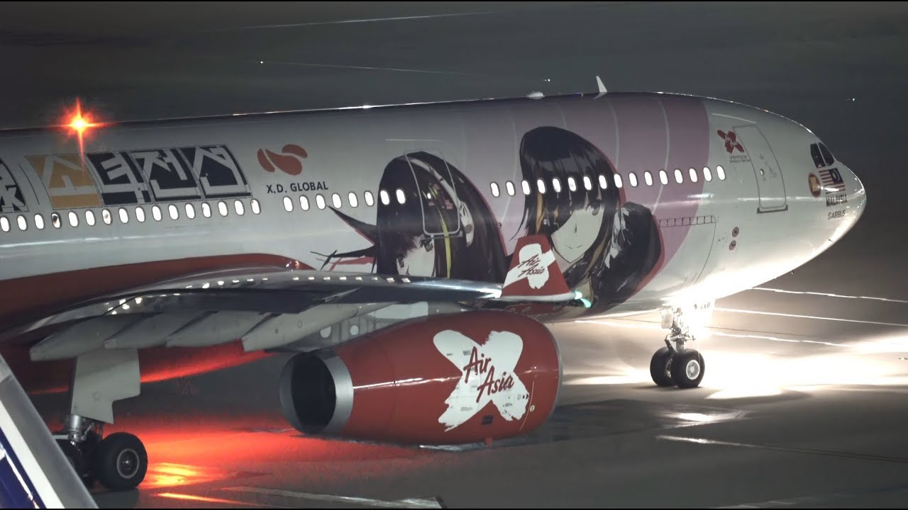 AirAsia X 少女前線 Girls' Frontline Livery Airbus A330-300 9M-XXB [HND/RJTT ...
