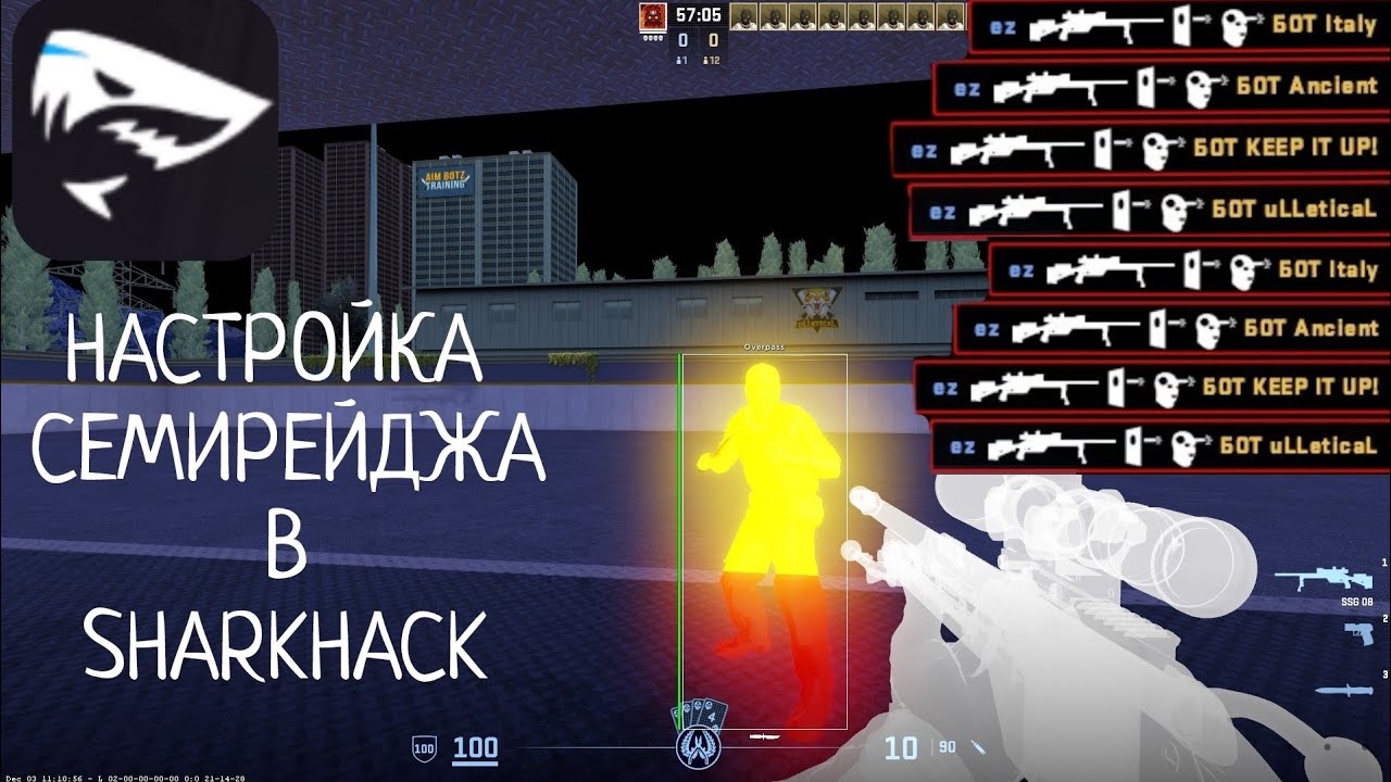 КАК НАСТРОИТЬ СЕМИРЕЙДЖ В ШАРКХАКЕ ЗА 3 МИНУТЫ ft.SharkHack - YouTube