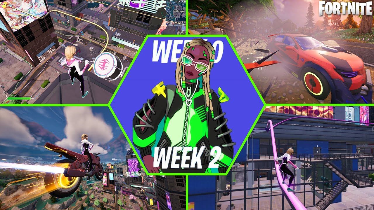 *ALL* Week 0-2 Seasonal Quests | Fortnite Chapter 4 Season 2 - YouTube