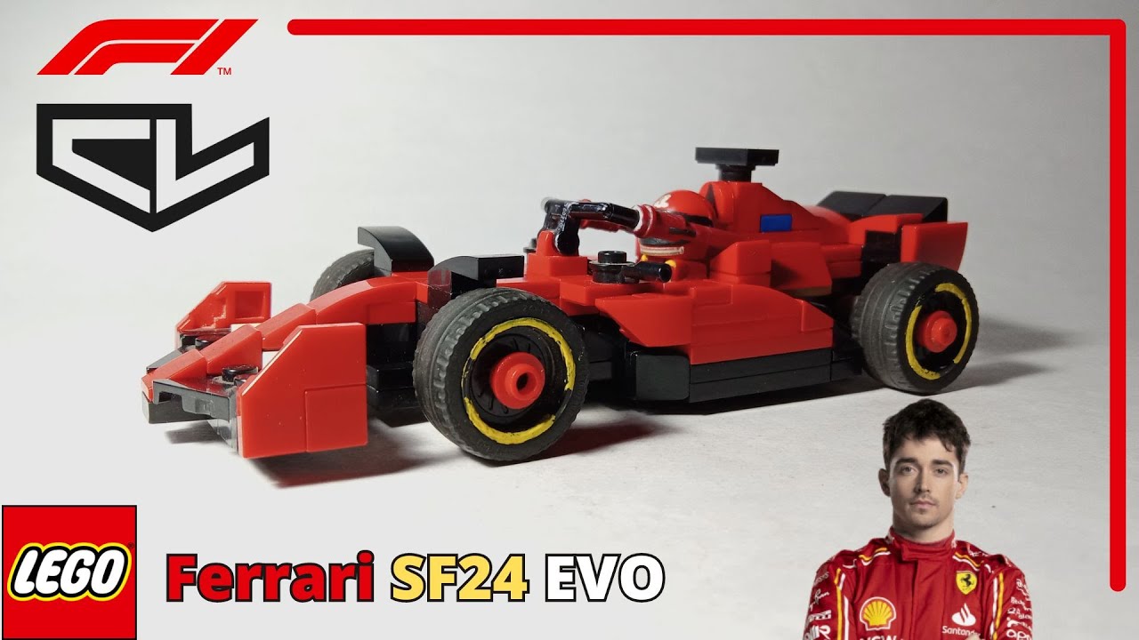 Lego Ferrari SF24 Evo || #lego #f1 #scuderiaferrari #forzaferrari - YouTube
