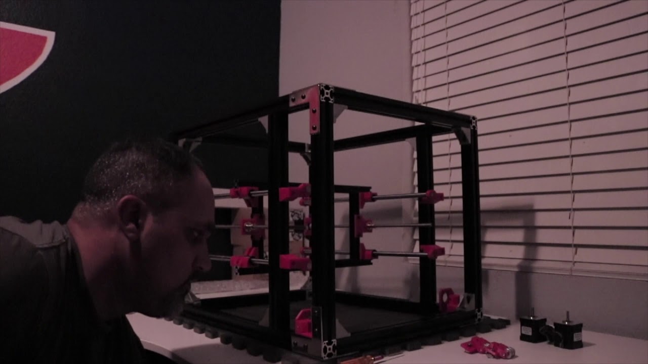 Zyltech's HyperCube Evolution 300x300x400 build - Video 3 - YouTube
