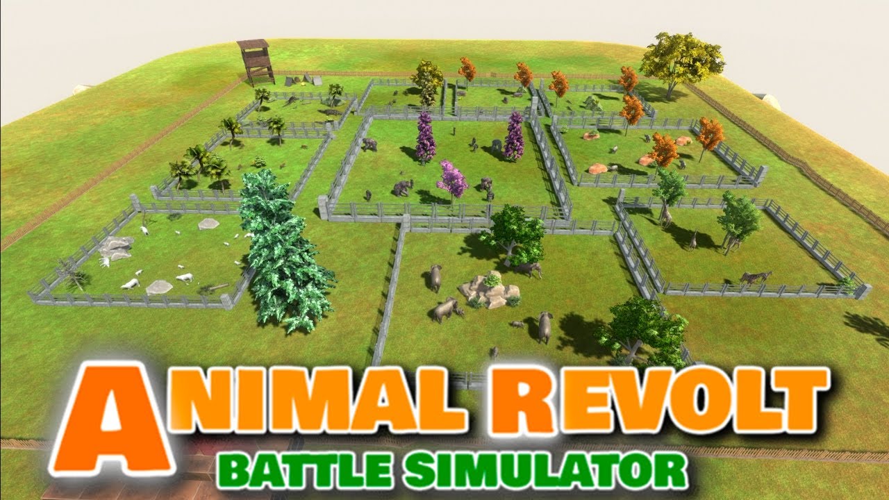 Zoo Tour Animal Revolt Battle Simulator Kid Friendly - YouTube