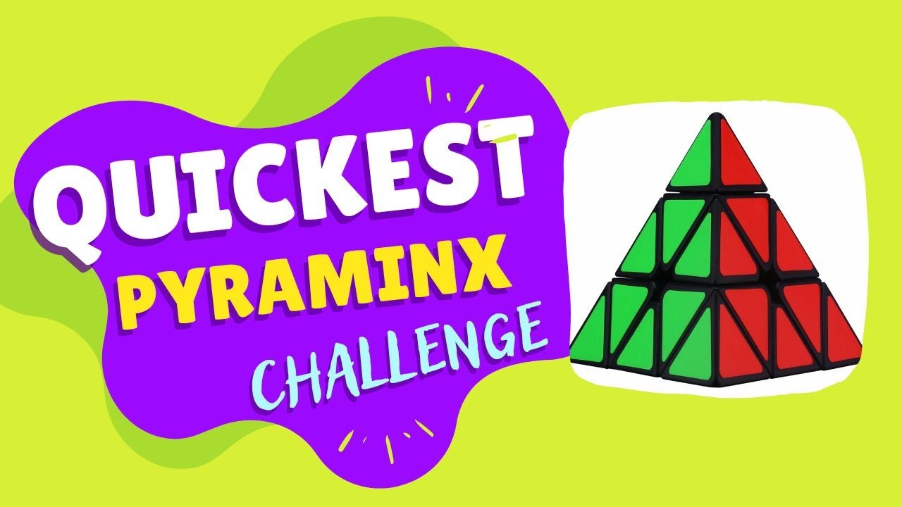 Rubric's Cube | pyraminx rubik's Challenge | Sisters Challenge ...