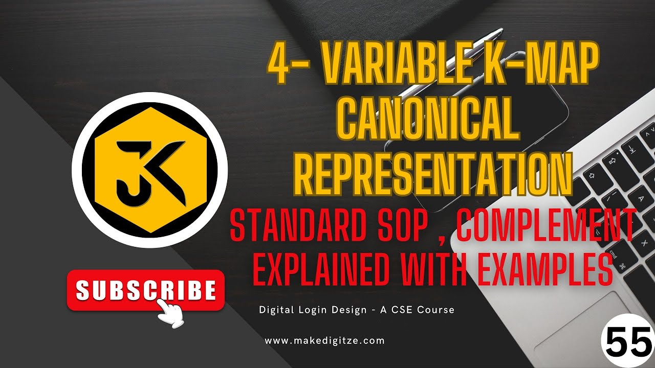 55||DLD||Exploring 4-Variable Karnaugh Maps: Canonical Representation ...